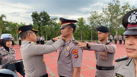 Kapolres Ucapkan Selamat Kepada Personel Yang Naik Pangkat Inpost Id
