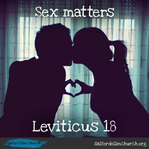 leviticus 18 sex matters salford elim church