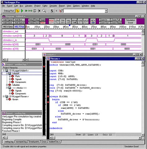 verilogger pro screen shot