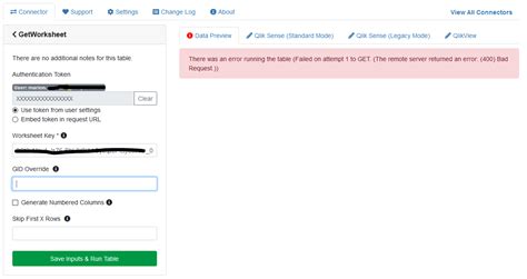 solved qlik web connector drive and spreadsheets connecto qlik