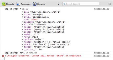 javascript strange variable undefined error in console log stack