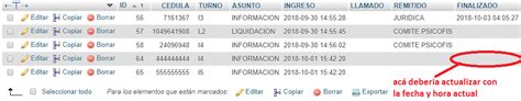 php actualizar un registro en una tabla mysql a partir de una