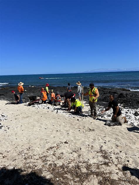 Tmg Cleans Up Kona Village Beach In The Spirit Of Malama Aina Tmg