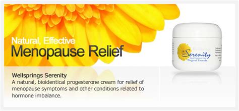 Wellsprings Serenity Natural Progesterone Cream Wellsprings Health