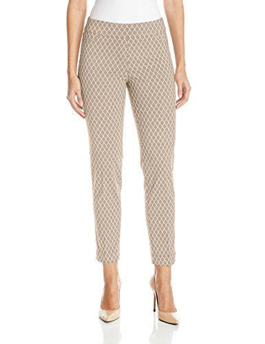 Slim Sation Womens Wide Band Pull On Print Ankle Pant Women Pants
