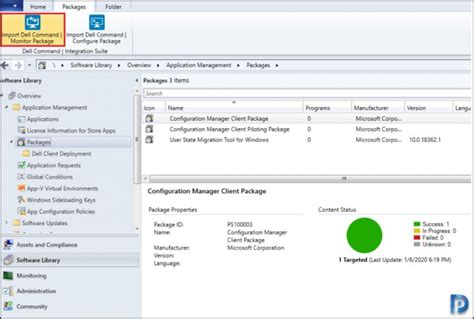 deploy dell command monitor using sccm