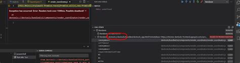 debugger stops at exceptions in devtools · issue 1674 · microsoft