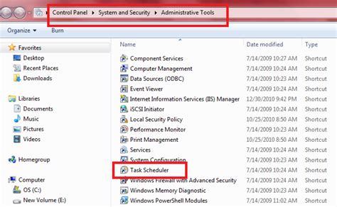 schedule system shutdown automatically in windows 7 using task schedule