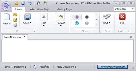 ribbonform class winforms controls devexpress documentation