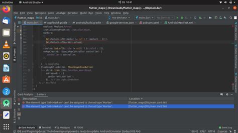 flutter error the element type set can t be assigned to the set