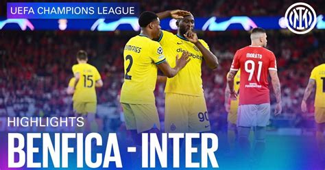 Resultados Benfica Inter De Milán 0 2 Cuartos De Final De Uefa Liga