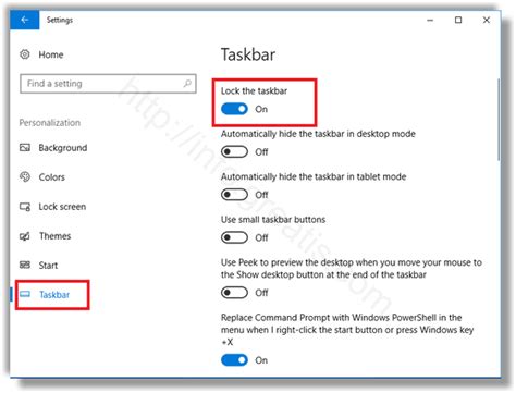 Unlock Taskbar In Windows 11