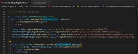 generatedpluginregistrant java 20 error non static method