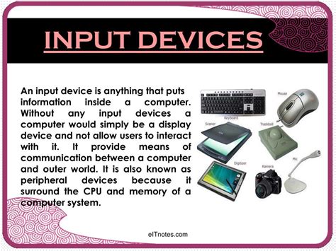 ppt input and output devices powerpoint presentation free download