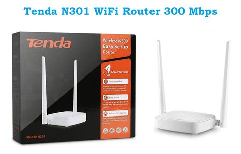 Tenda N301 Wifi Router 300 Mbps 2 Antenna White Dhrubok All Rounder