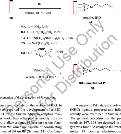 Scheme 30 The Suzuki Miyaura Coupling Reactions Of 27 And 28 With 91