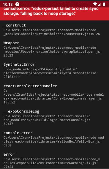 null asyncstorage when specifying react native community async storage