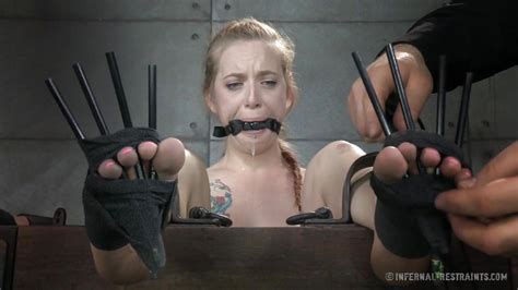 jeze belle in trapped in the bondage device hd from infernal