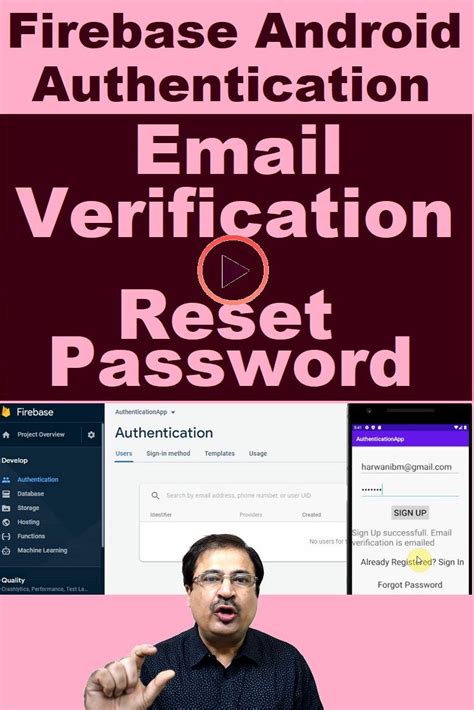 firebase email verification android reset password firebase android