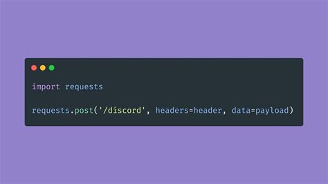 using python requests to send discord messages discord token youtube
