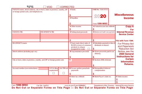 Printable Form 1099 Nec