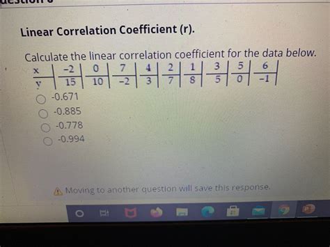 Answered Linear Correlation Coefficient R … Bartleby