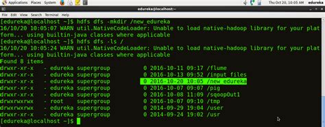 hdfs commands hadoop shell commands to manage hdfs edureka