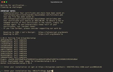 install bitwarden on ubuntu server it from valdemar