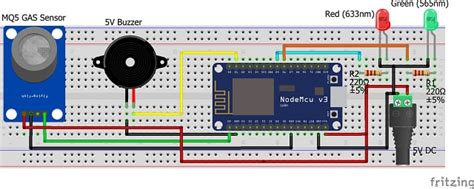 nodemcu esp8266 iot based lpg gas leakage alarm iot starters