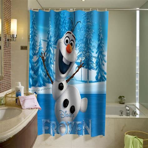 Olaf Disney Frozen Shower Curtains Olaf Disney