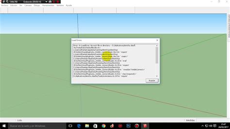 ayuda solucionar sketchup loads errors youtube