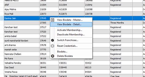 c click droit menu contextuel pour datagridview