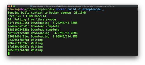 create a simple node js hello world docker container from