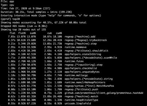optimizing a golang service to reduce over 40 cpu