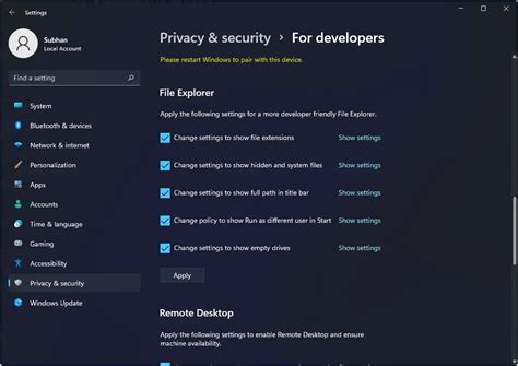 How To Enable Developer Mode In Windows 11 10