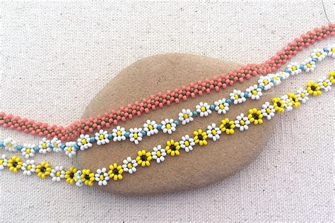Daisy Chain Beading Stitch Tutorial