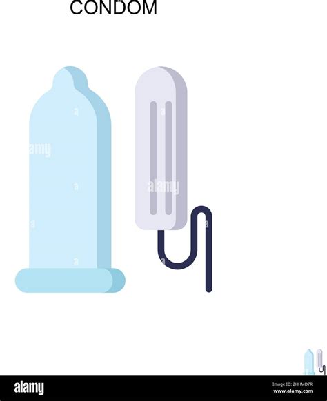 Condom Simple Vector Icon Perfect Color Modern Pictogram On Editable