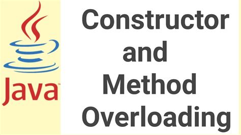 constructor overloading method overloading in java with best example