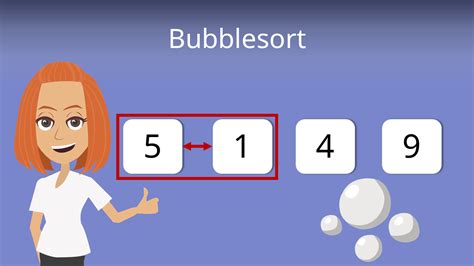 bubblesort beispiel algorithmus laufzeit java and c · [mit video]