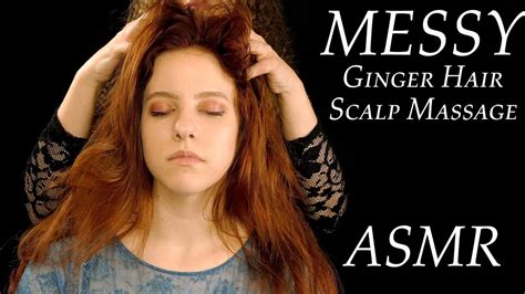 Messy Ginger Hair And Scalp Massage W Corrina Rachel And Glitter Asmr