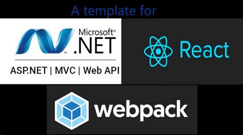 a template for mvc web api with react js and webpack