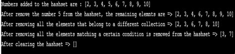 hashset in java hashset constructors methods and examples
