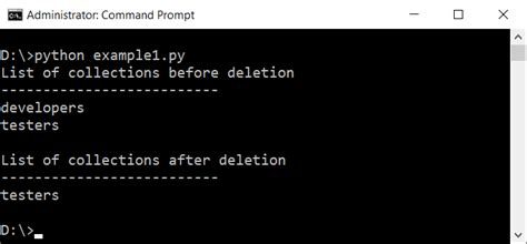 How To Delete Or Drop Collection In Mongodb Using Python