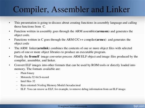 calling assembly functions from c in arm programming
