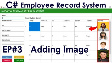 ep3 c crud mysql database save image in database and