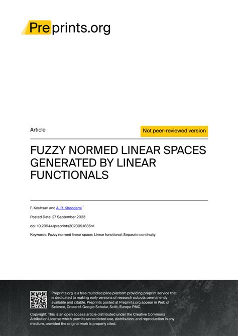 pdf fuzzy normed linear spaces generated by linear functionals