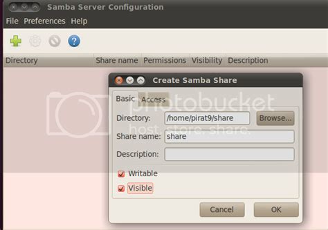 How To Configure Samba Using A Graphical Interface In Ubuntu Unixmen
