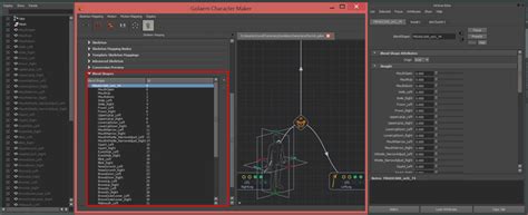 using blend shapes golaem