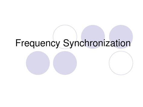 Frequency Synchronization Of Ofdm Word文档在线阅读与下载 无忧文档