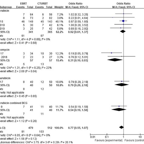 Twelve Month Recurrence Based On The Different Therapy Of Intravesical